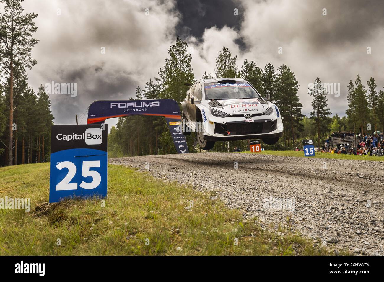 05 PAJARI Sami, MALKONEN Enni, Toyota GR Yaris Rally1, action during ...