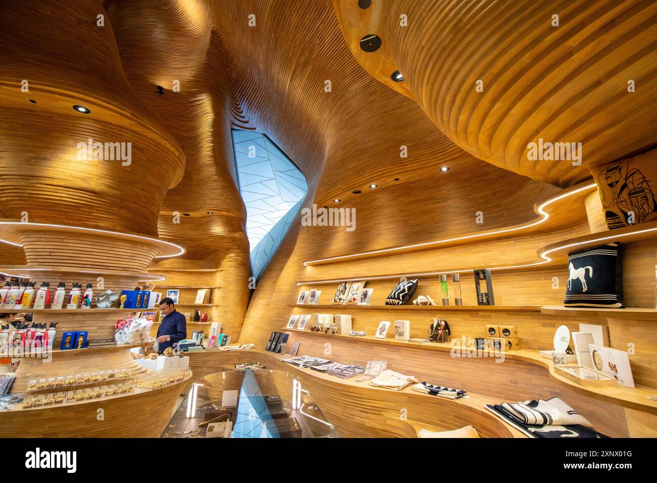 Shop Inside the National Museum of Qatar, Doha, Qatar, Middle East ...