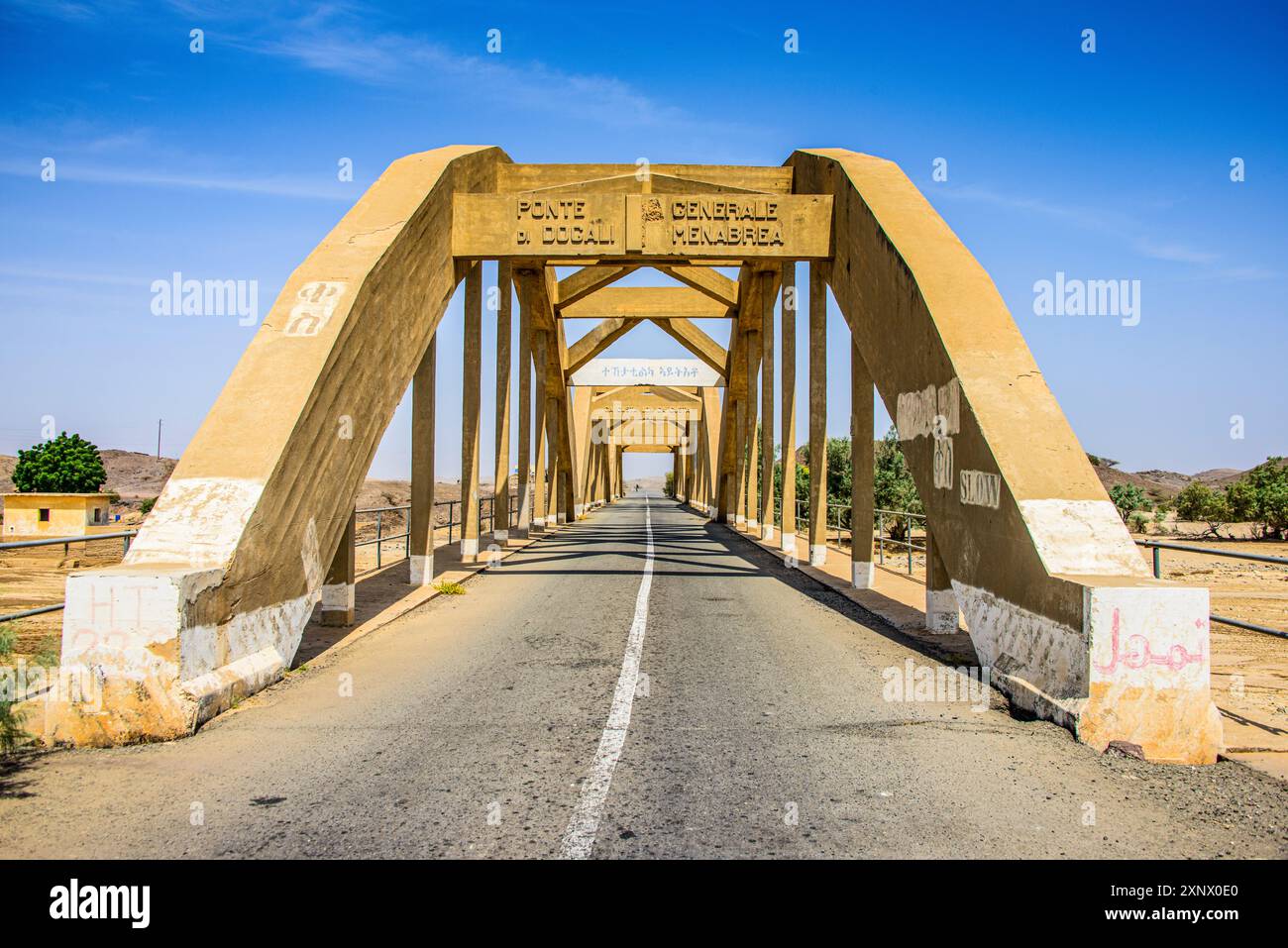 Important river bridge along the road from Massawa to Asmara, Eritrea, Africa Stock Photo - Alamy