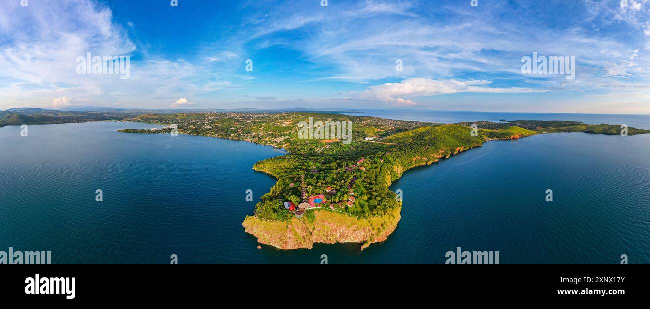 Aerial view picturesque lake hi-res stock photography and images - Alamy