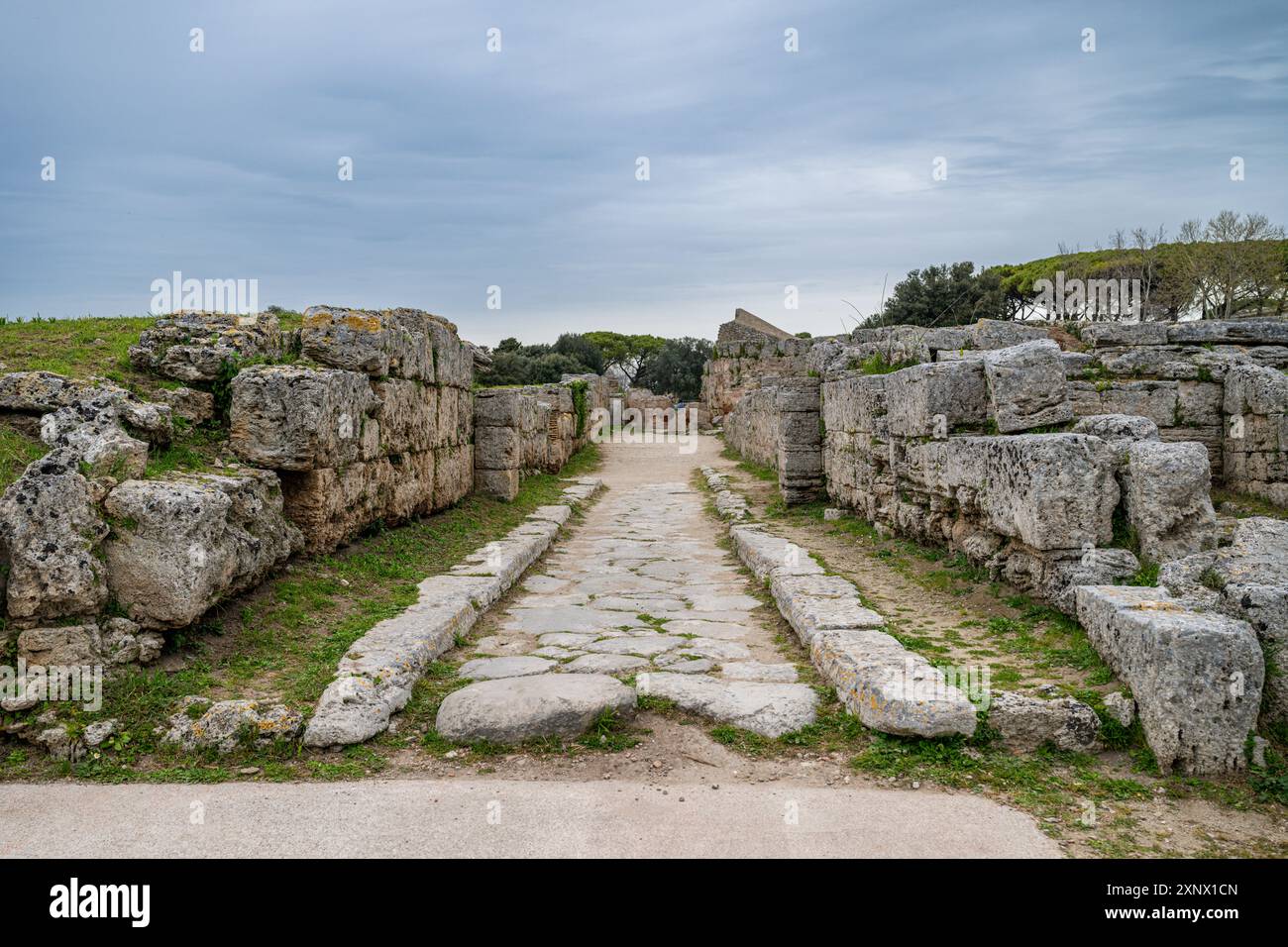 The Greek temples of Paestum, UNESCO World Heritage Site, Campania ...