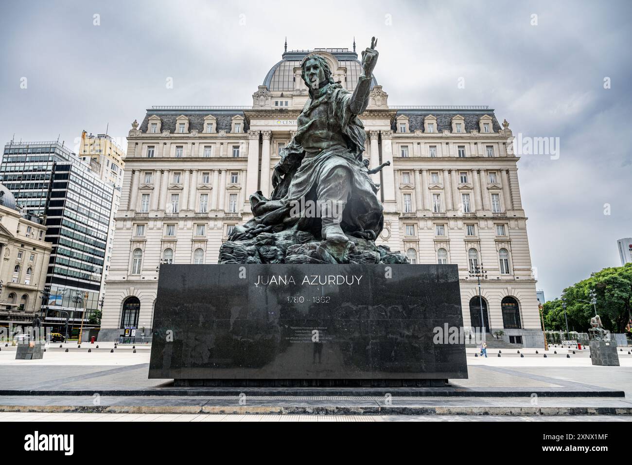 Azurduy Monument in the Center of Buenos Aires, Argentina, South ...