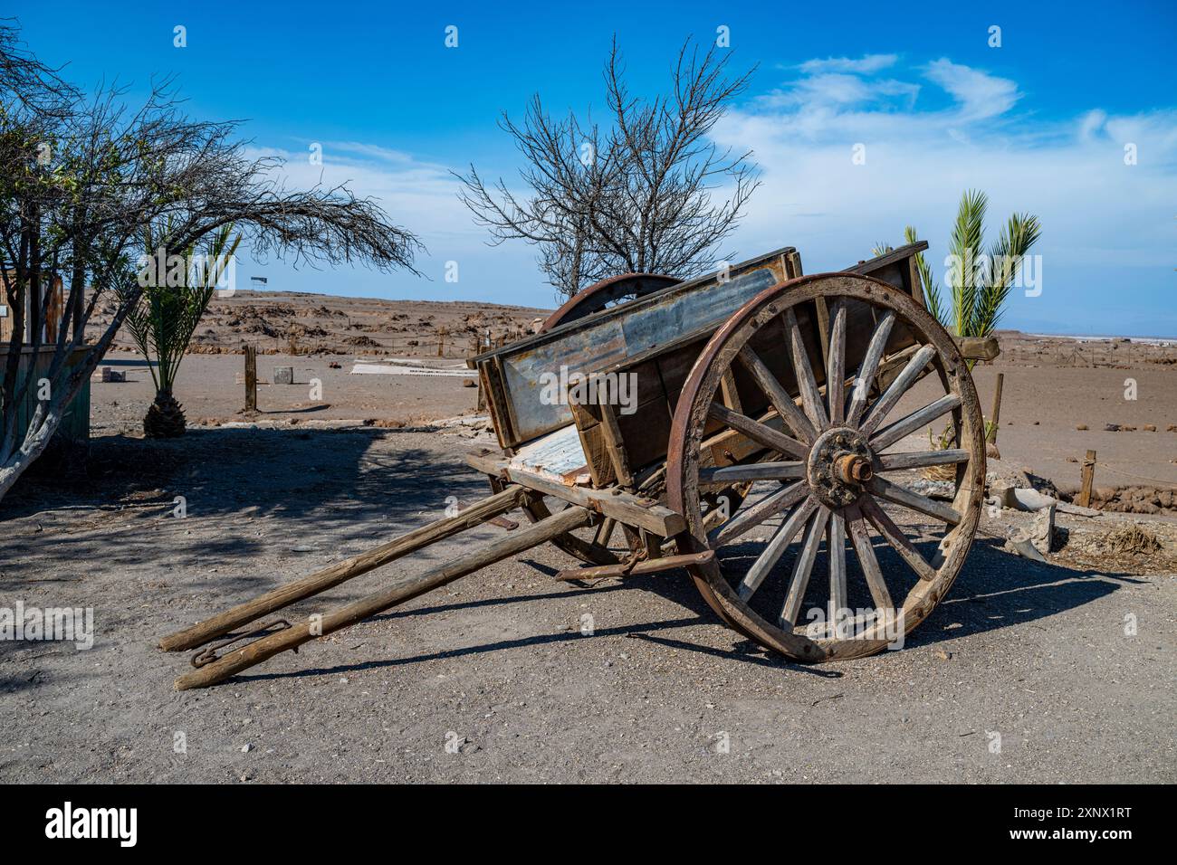 Santa Laura Salpeter mine, UNESCO World Heritage Site, Atacama desert ...