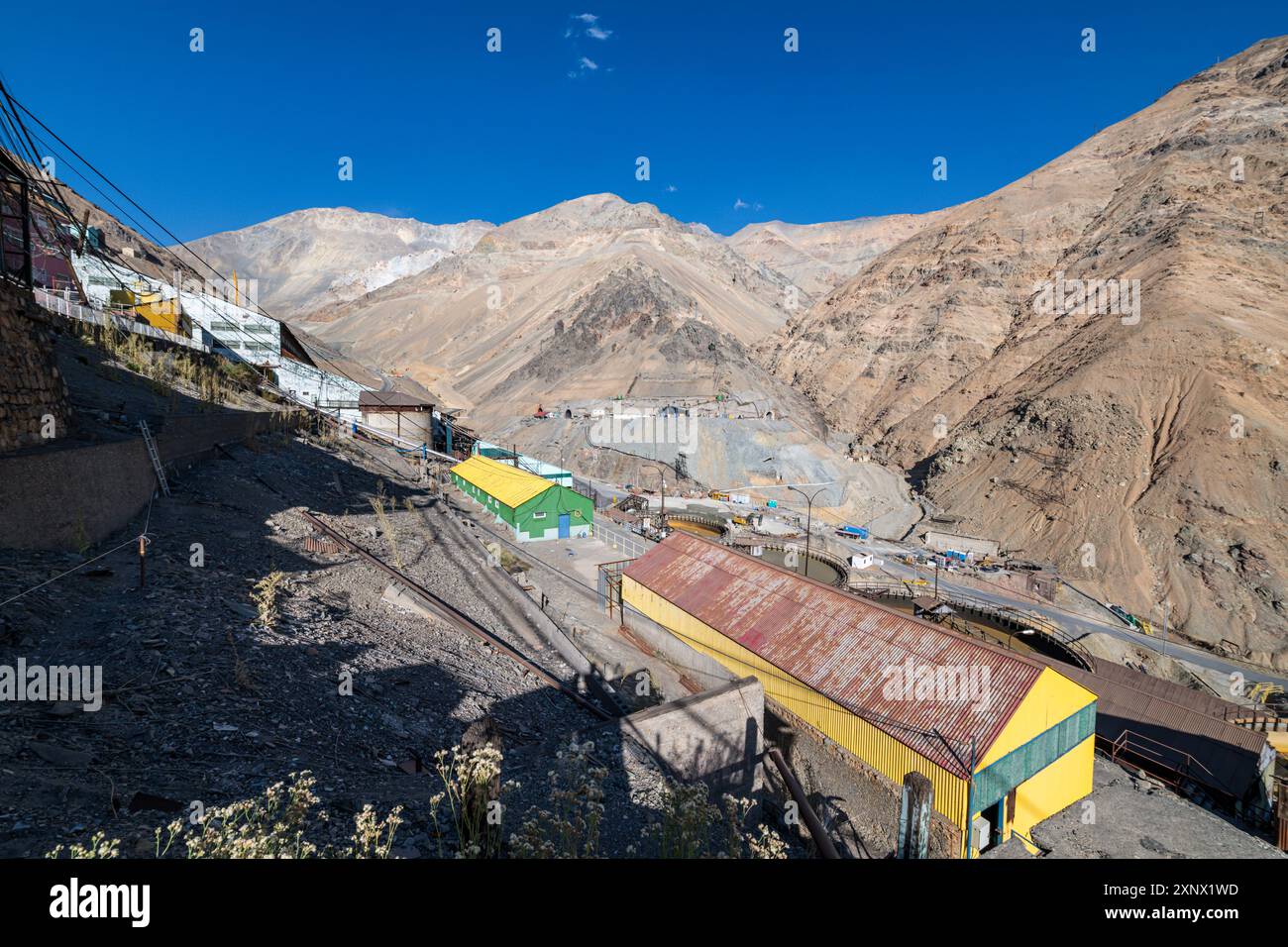 Sewell Mining Town, UNESCO World Heritage Site, Chile, South America ...