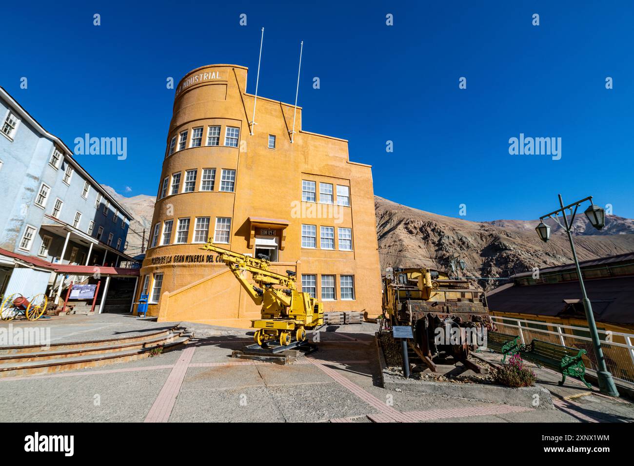 Sewell Mining Town, UNESCO World Heritage Site, Chile, South America ...