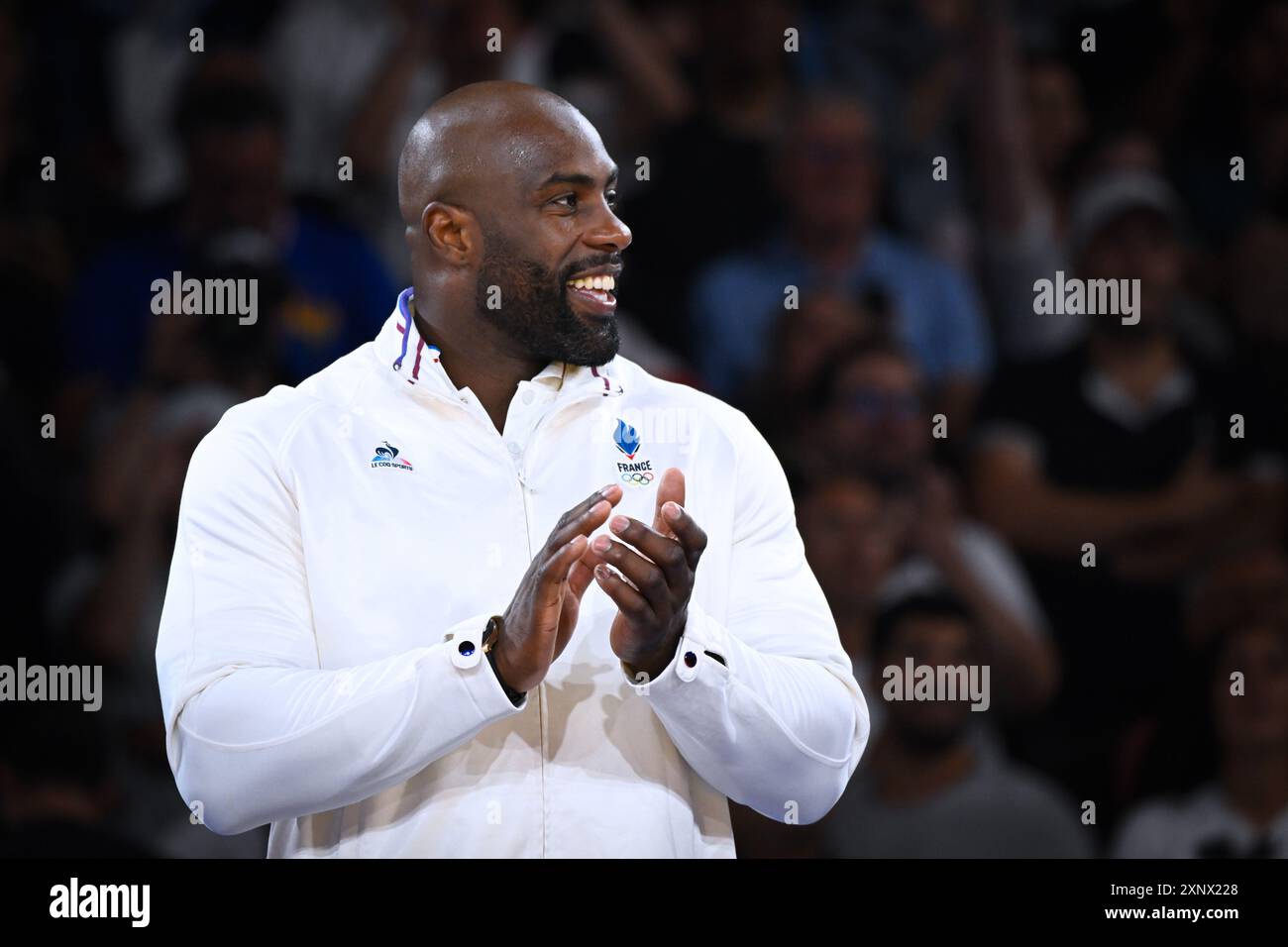 Teddy Riner ( FRA ) Gold medal, Judo, Men +100 kg during the Olympic ...