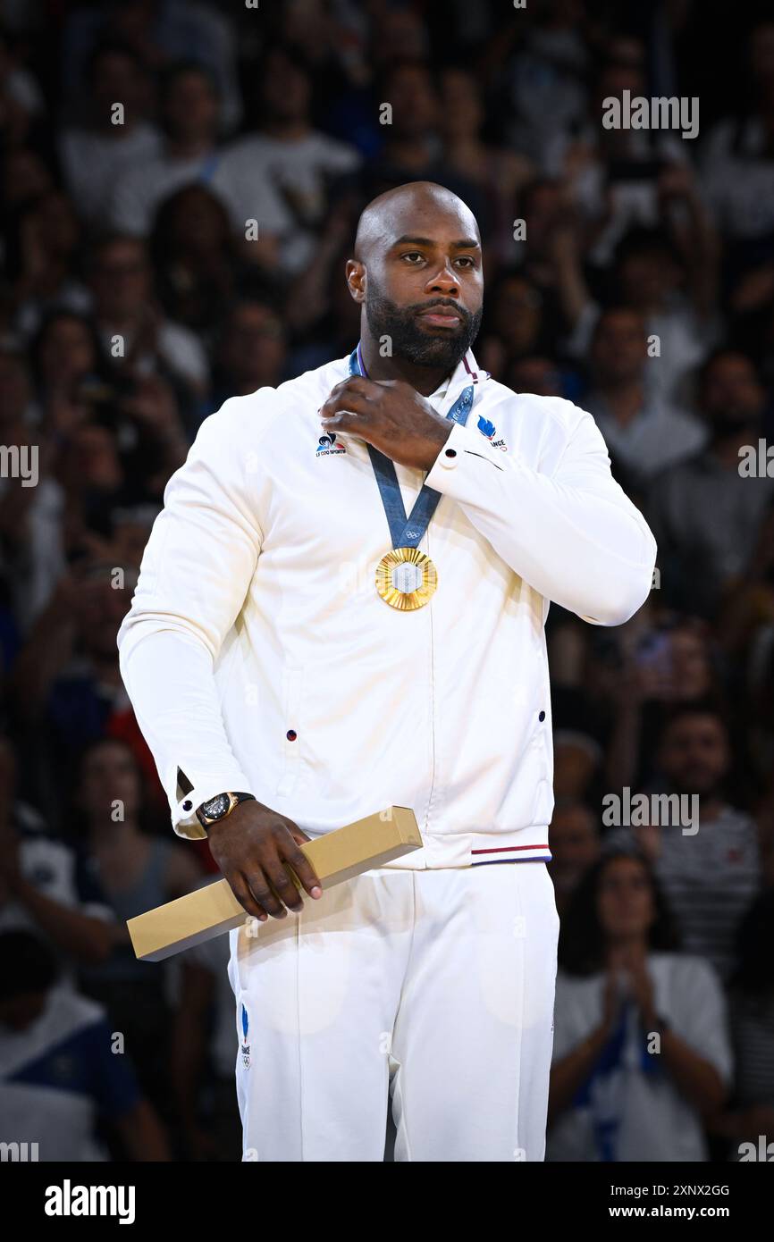 Teddy Riner ( FRA ) Gold medal, Judo, Men +100 kg during the Olympic ...