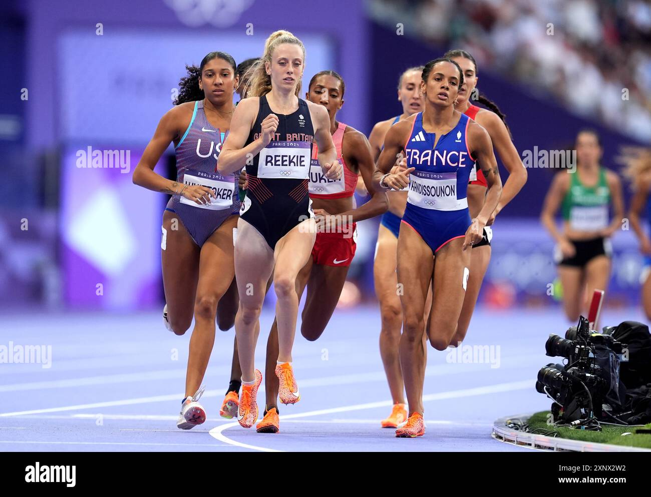 Great Britain's Jemma Reekie during the Women's 800m heats at the Stade ...