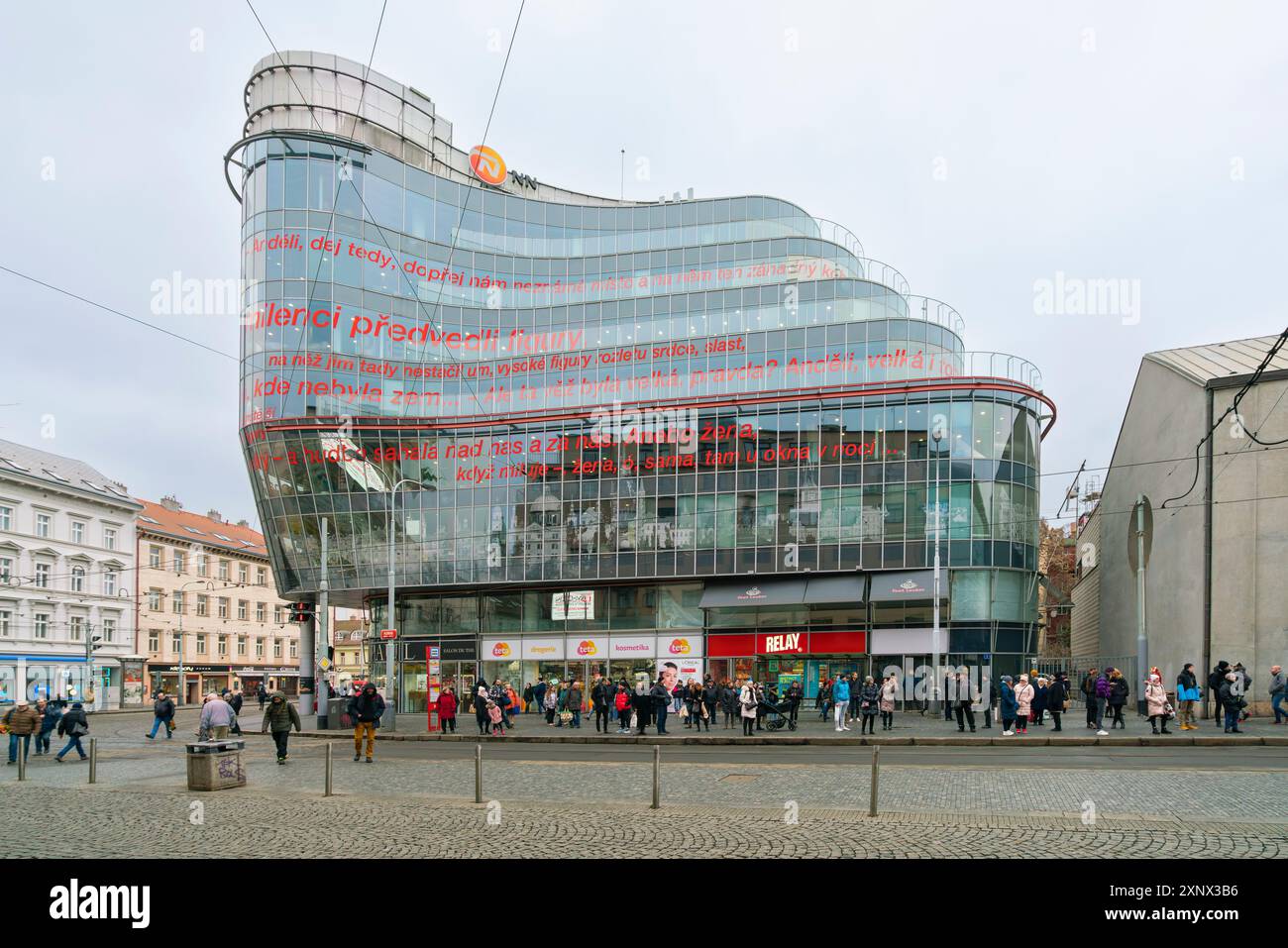 Golden Angel (Zlaty Andel) modern administrative complex, Smichov ...