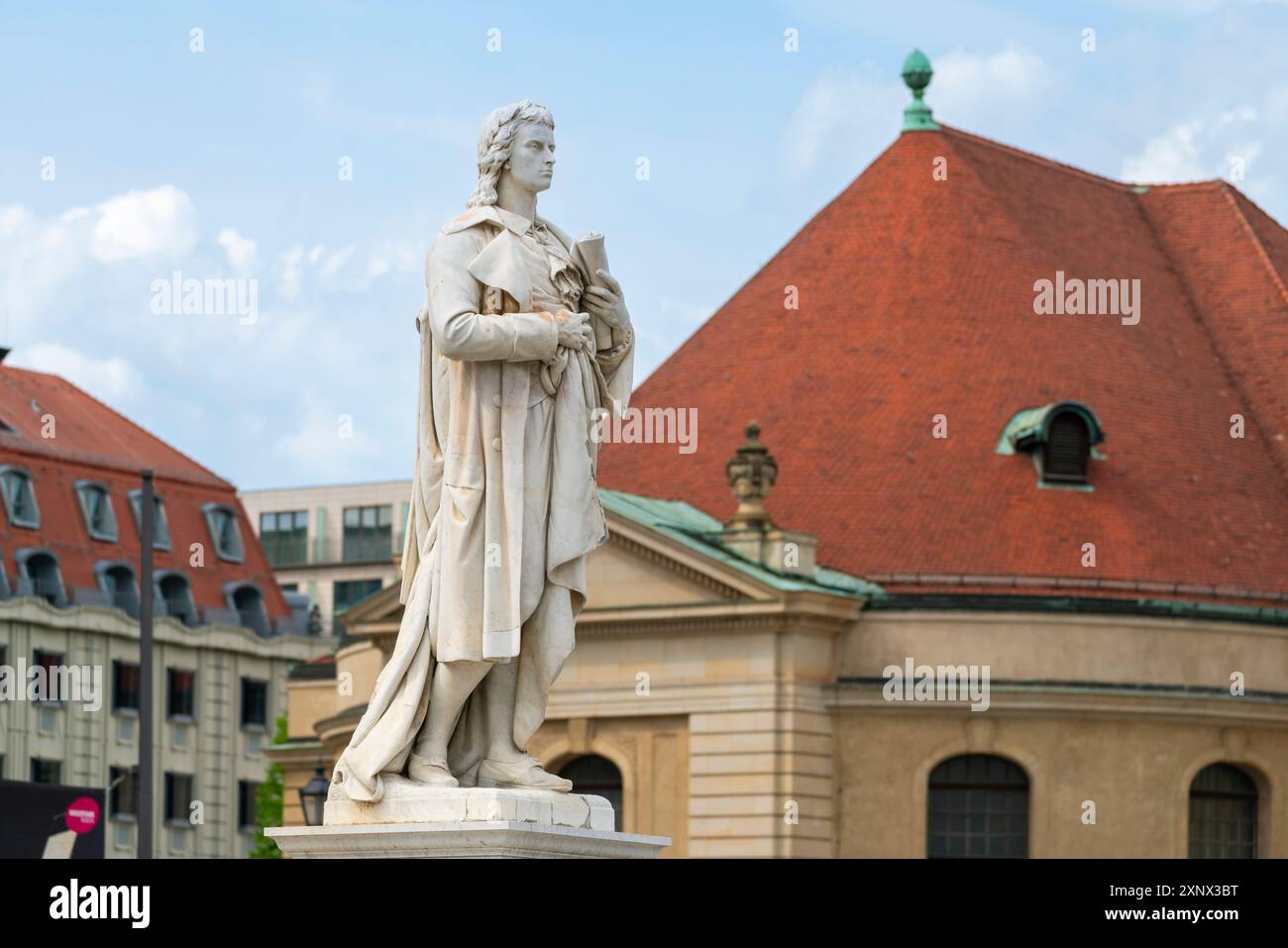 Schiller Monument at Gendarmenmarkt square, Mitte, Berlin, Germany ...