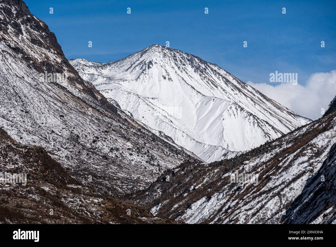 The Majestic Tserko Ri Peak overlooking the Upper Langtang valley on ...