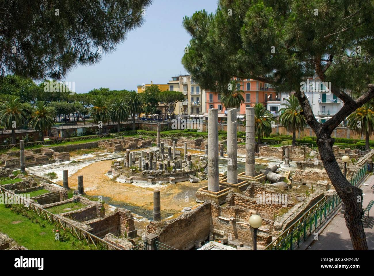 The ancient Macellum of Pozzuoli, a market building, Pozzuali, near ...