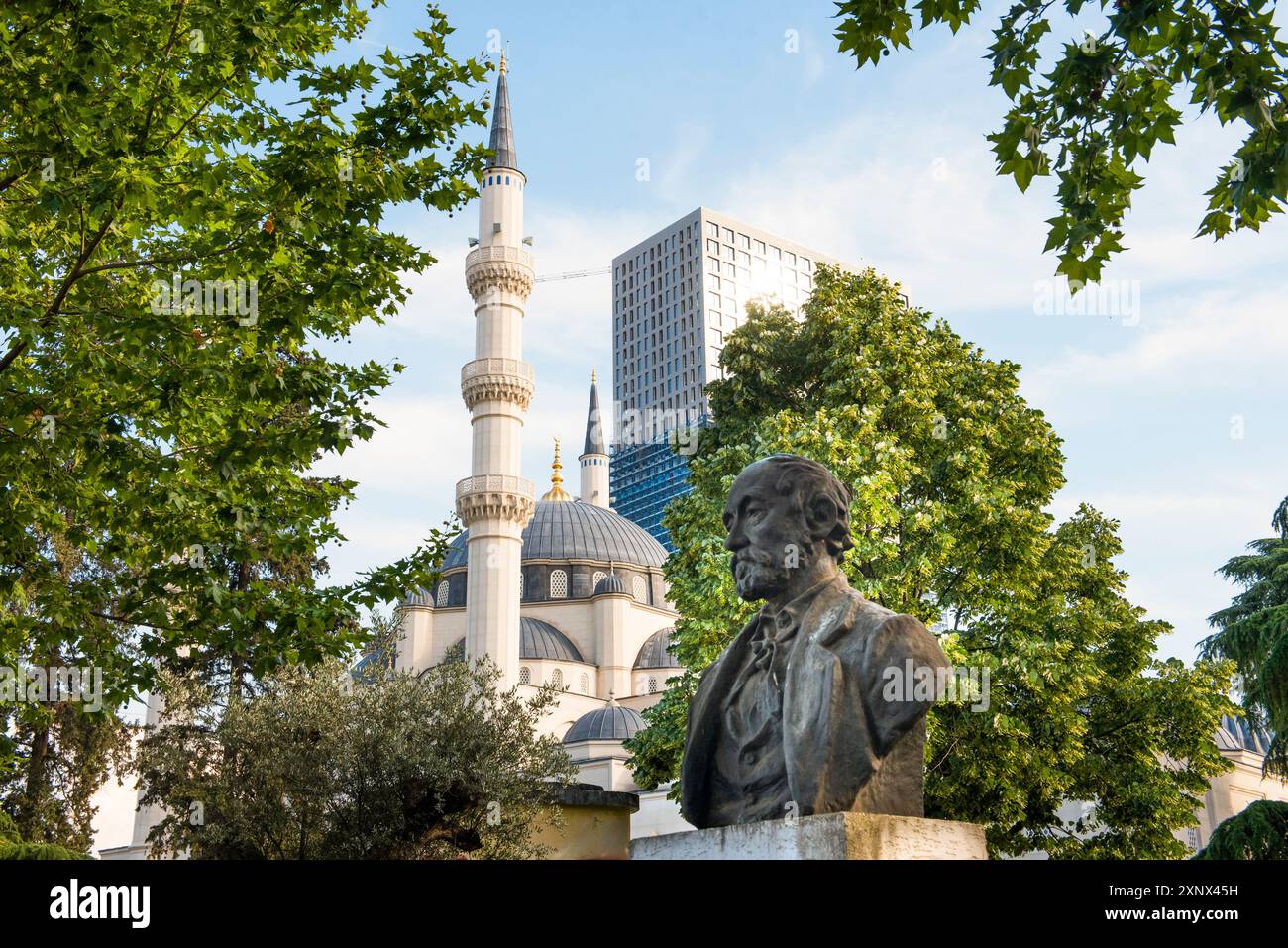 Bust of Jeronim de Rada, 1814-1903, most influencial Albanian writer of ...