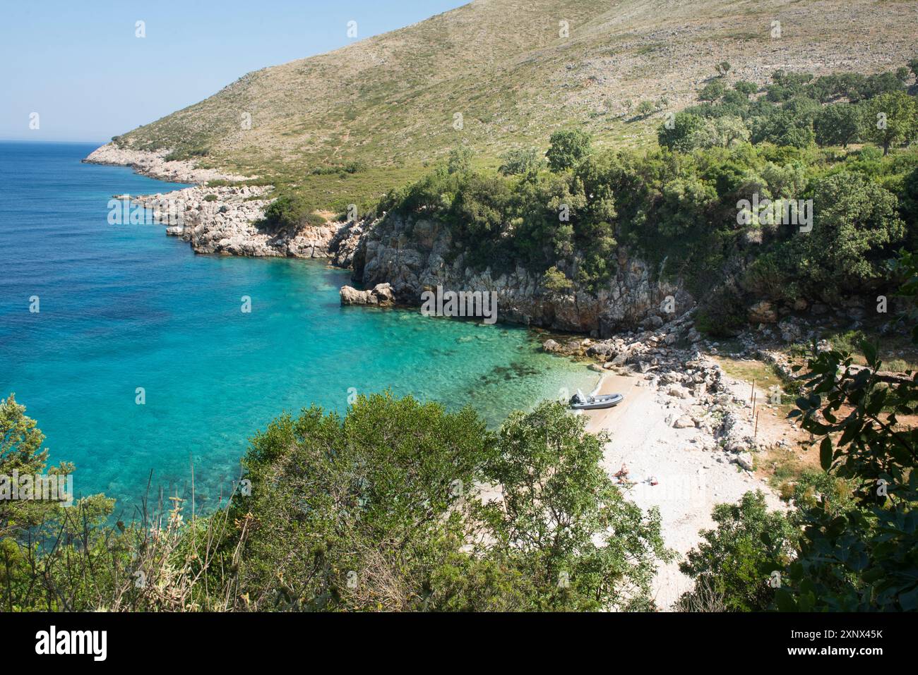 Cove and beach of Brisana, Peninsula of Karaburun, within the Karaburun ...