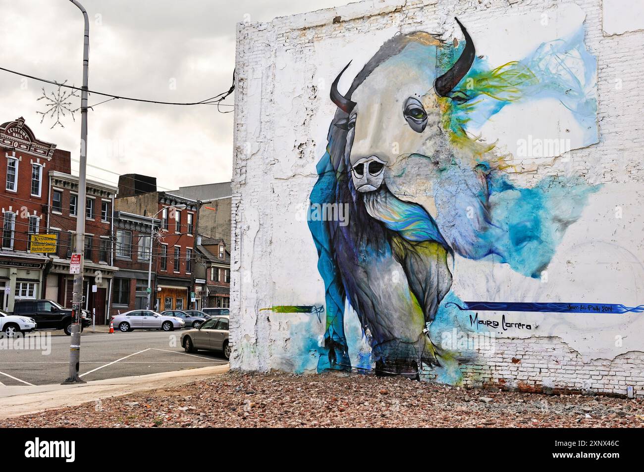 Mural by Mauro Carrera at 2nd and Poplar Streets, Northern Liberties ...