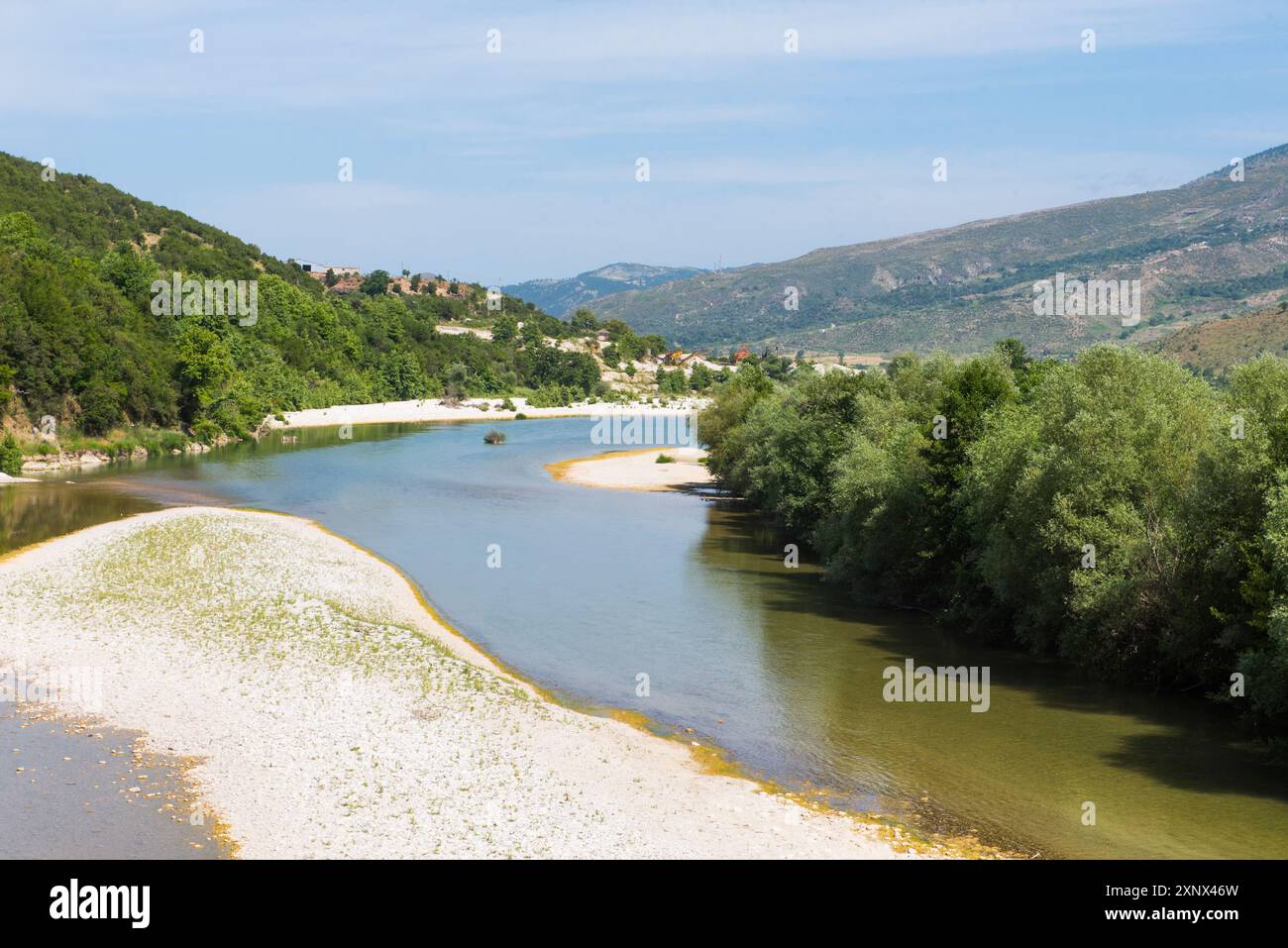 River vjosa valley hi-res stock photography and images - Alamy
