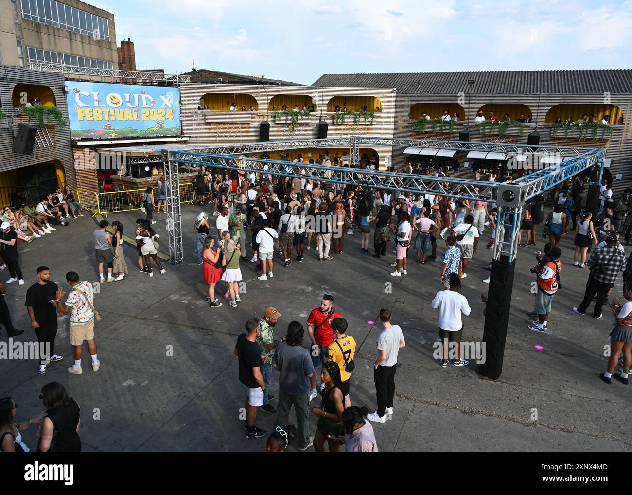 LONDON, UK. 2nd Aug, 2024. The Cloud X Festival 2024, the UK's leading independent festival for ...