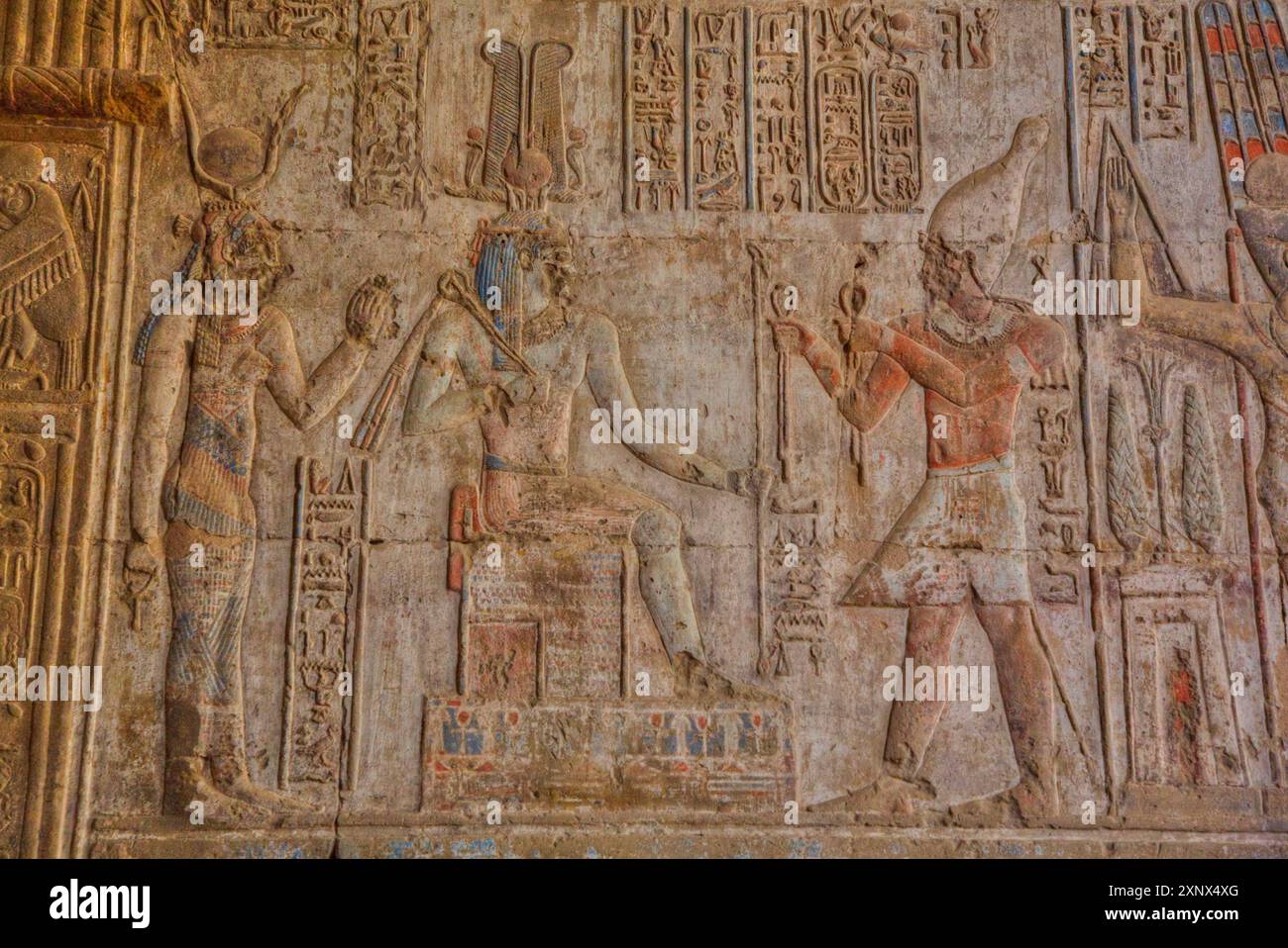 Reliefs, Temple of Opet, Karnak Temple Complex, UNESCO World Heritage ...