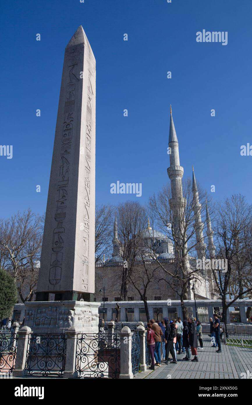 Obelisk of Theodosius, Ancient Egyptian Obelisk of Pharaoh Thutmose III ...