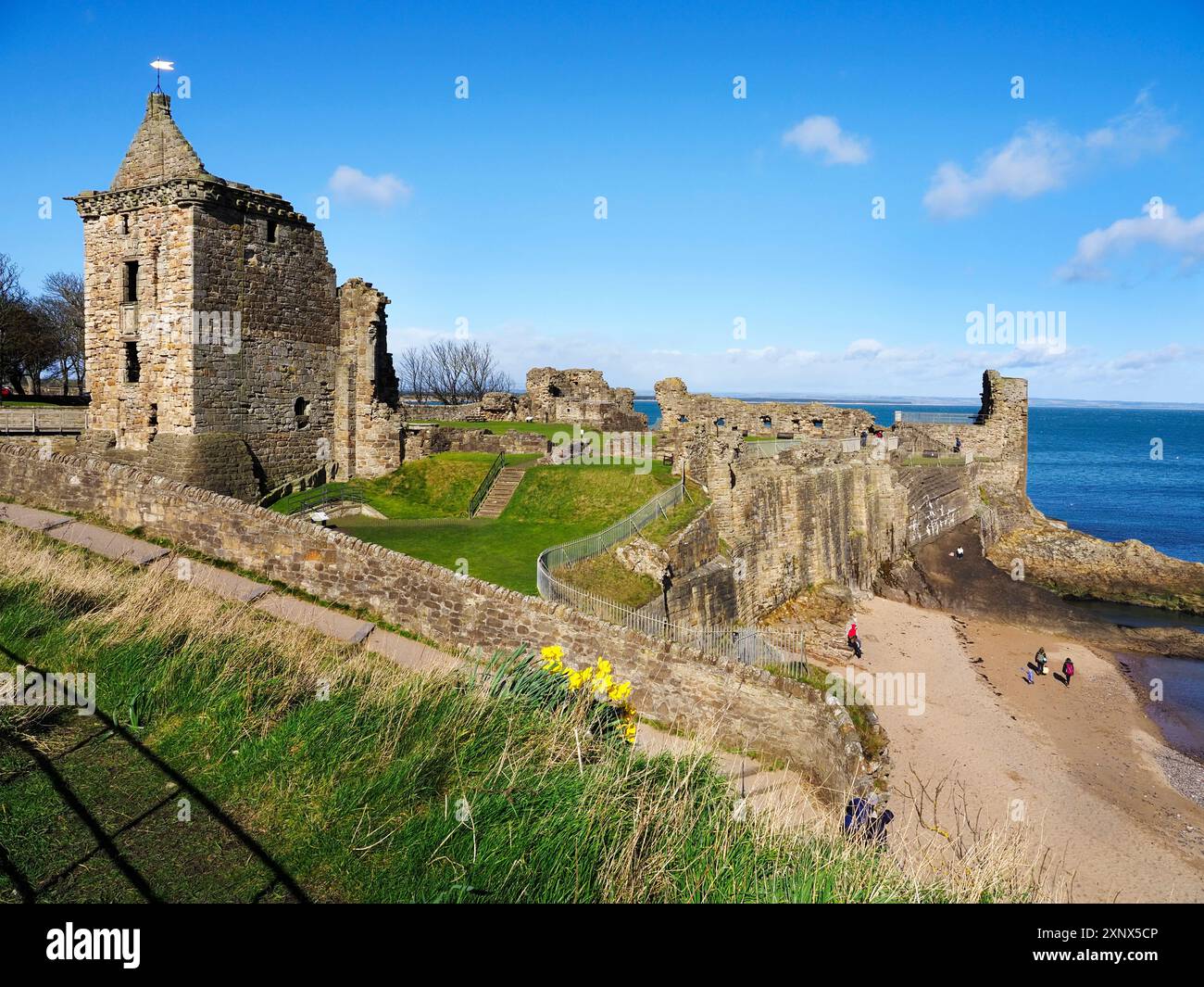 St andrews castle fife hi-res stock photography and images - Alamy