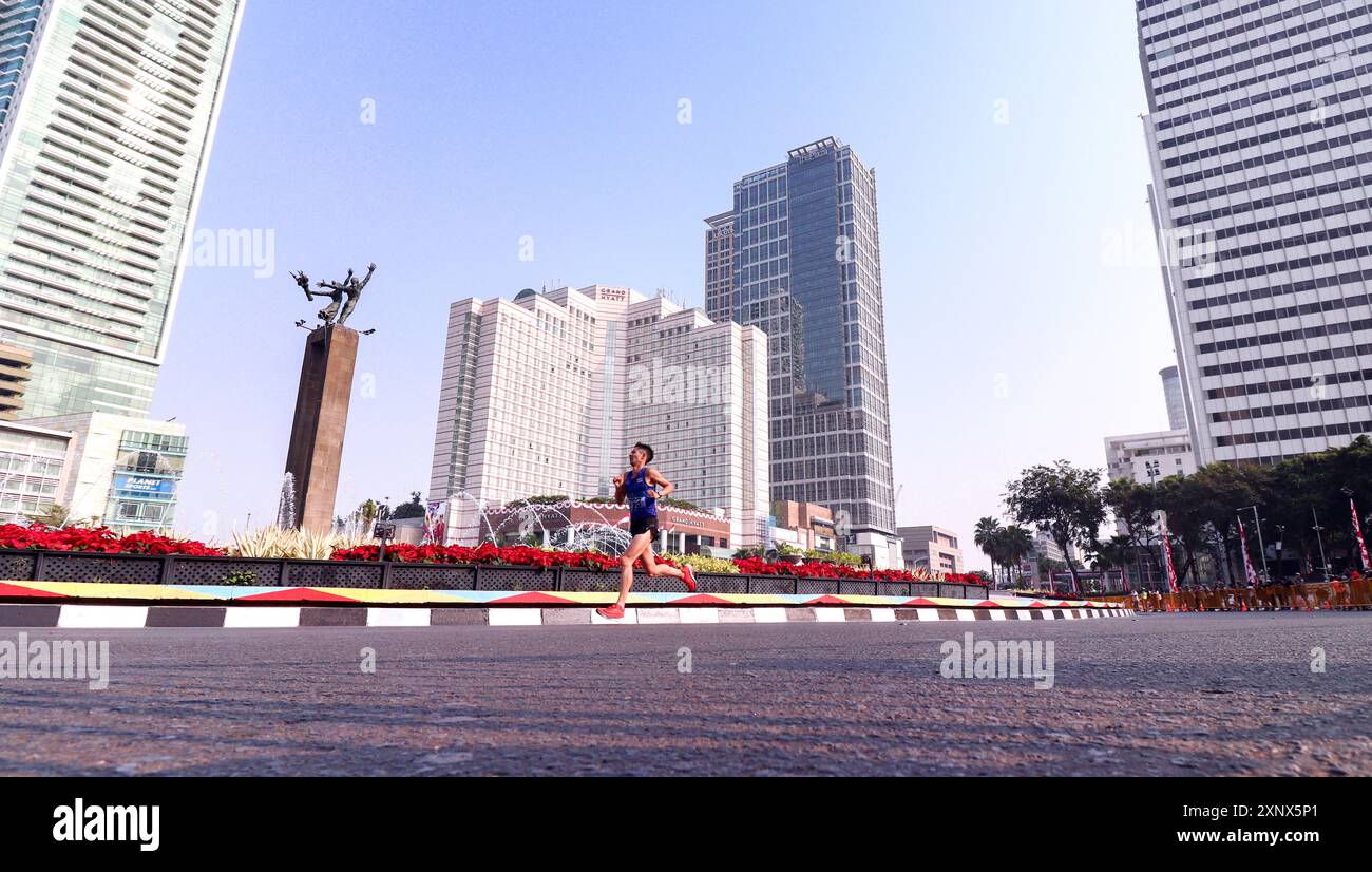 25 August 2018, Jakarta, Indonesia, South East Asia, Men Marathon on ...
