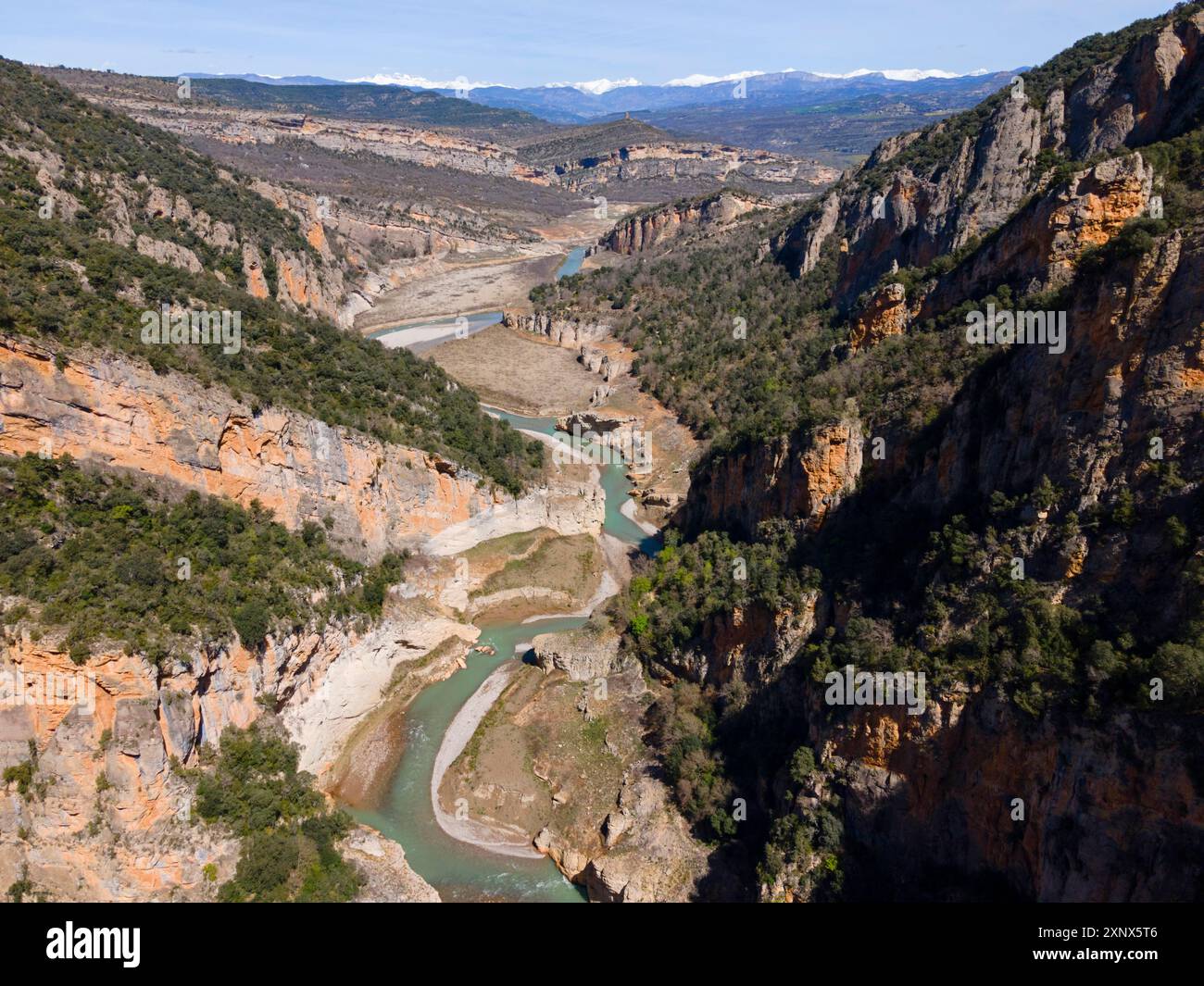Aerial looking down deep canyon hi-res stock photography and images - Alamy