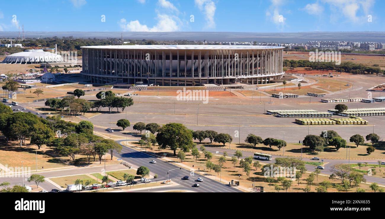 Football stadium Arena BRB Mane Garrincha, UNESCO, World Heritage Site ...