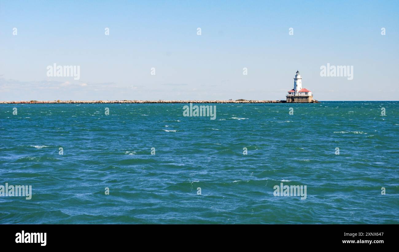 The Chicago Harbor Lighthouse Stock Photo - Alamy
