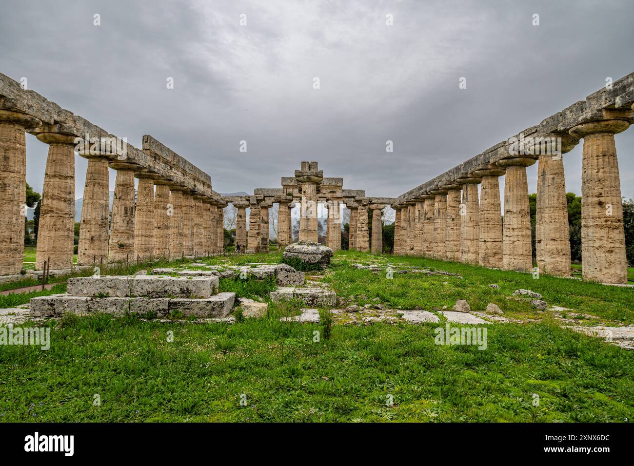 The Greek temples of Paestum, UNESCO World Heritage Site, Campania ...