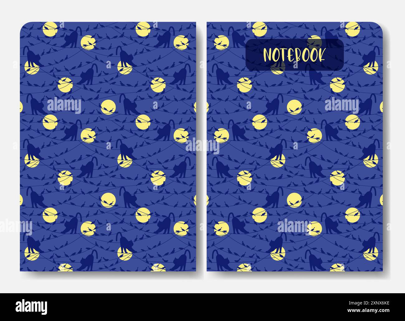 Notebook cover for kids. Cute animals aesthetic worksheet. Vector ...