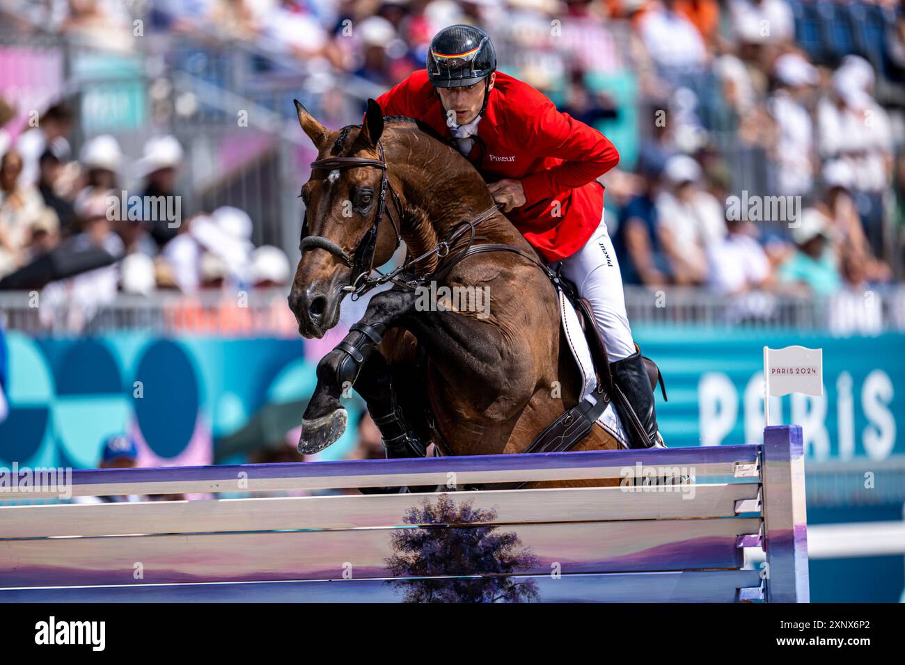 Versailles, France. 02nd Aug, 2024. VOGEL Richard of Germany riding ...