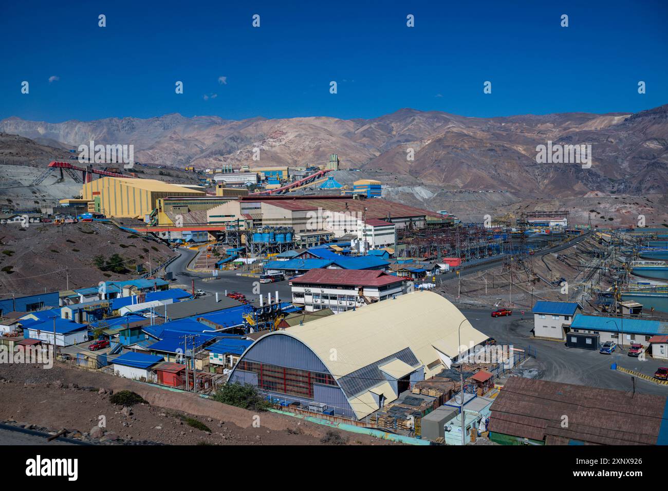 Sewell Mining Town, UNESCO World Heritage Site, Chile, South America ...