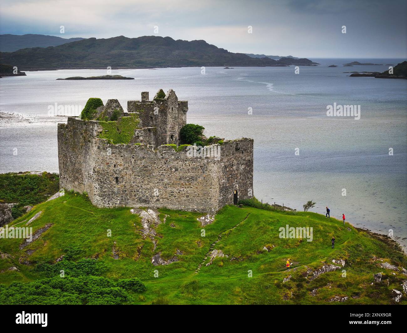 Castle tioram aerial hi-res stock photography and images - Alamy