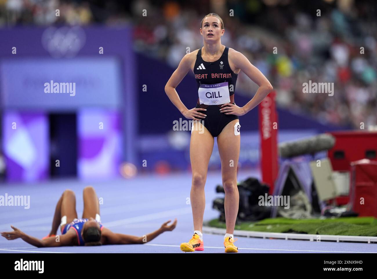 Great Britain's Phoebe Gill following the Women's 800m heats at the ...