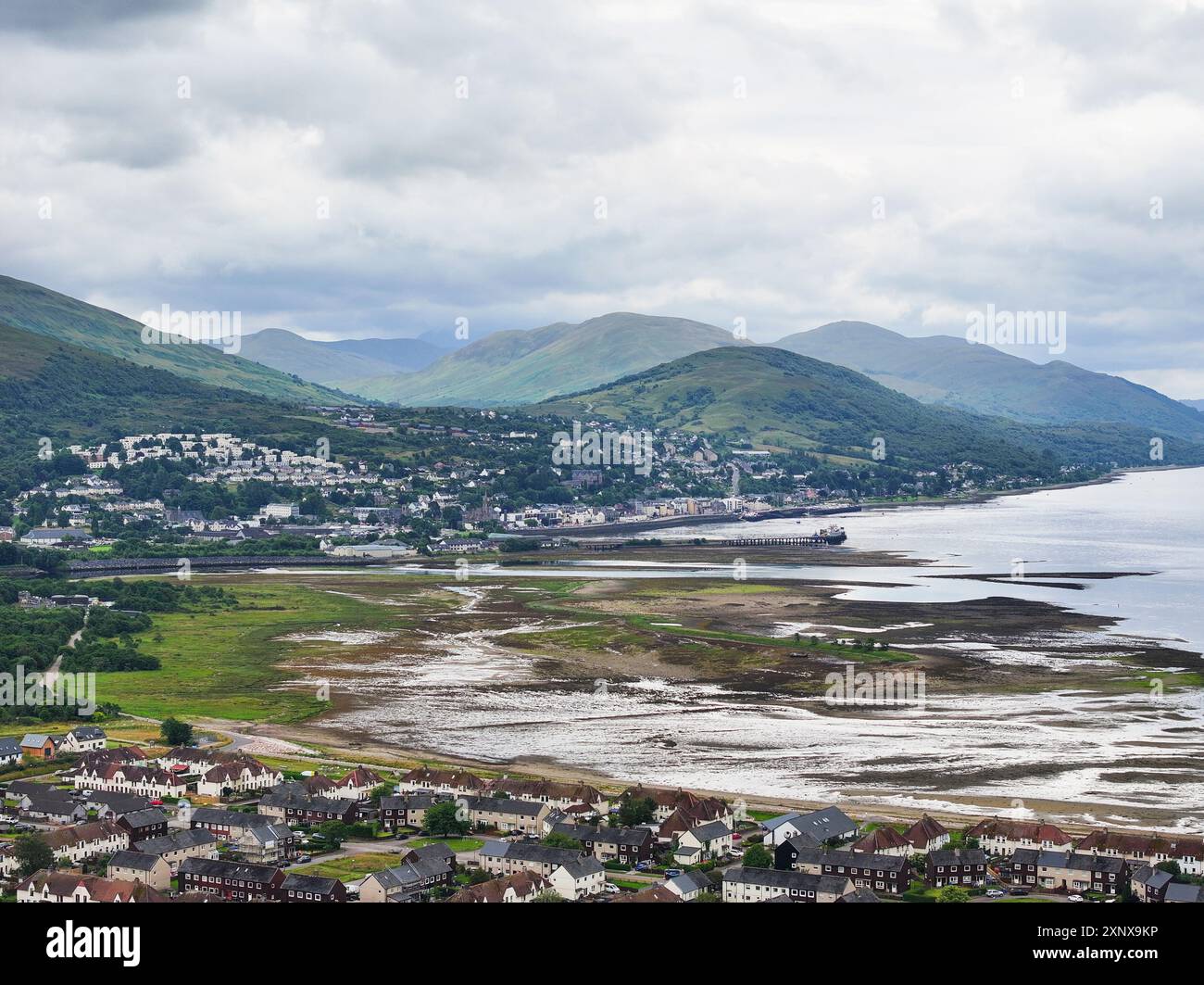 Fort william aerial view hi-res stock photography and images - Alamy