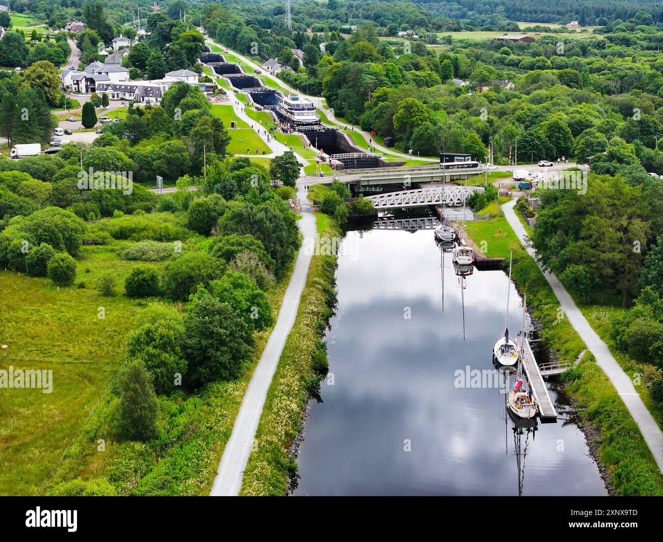 Neptune's staircase caledonian aerial hi-res stock photography and ...