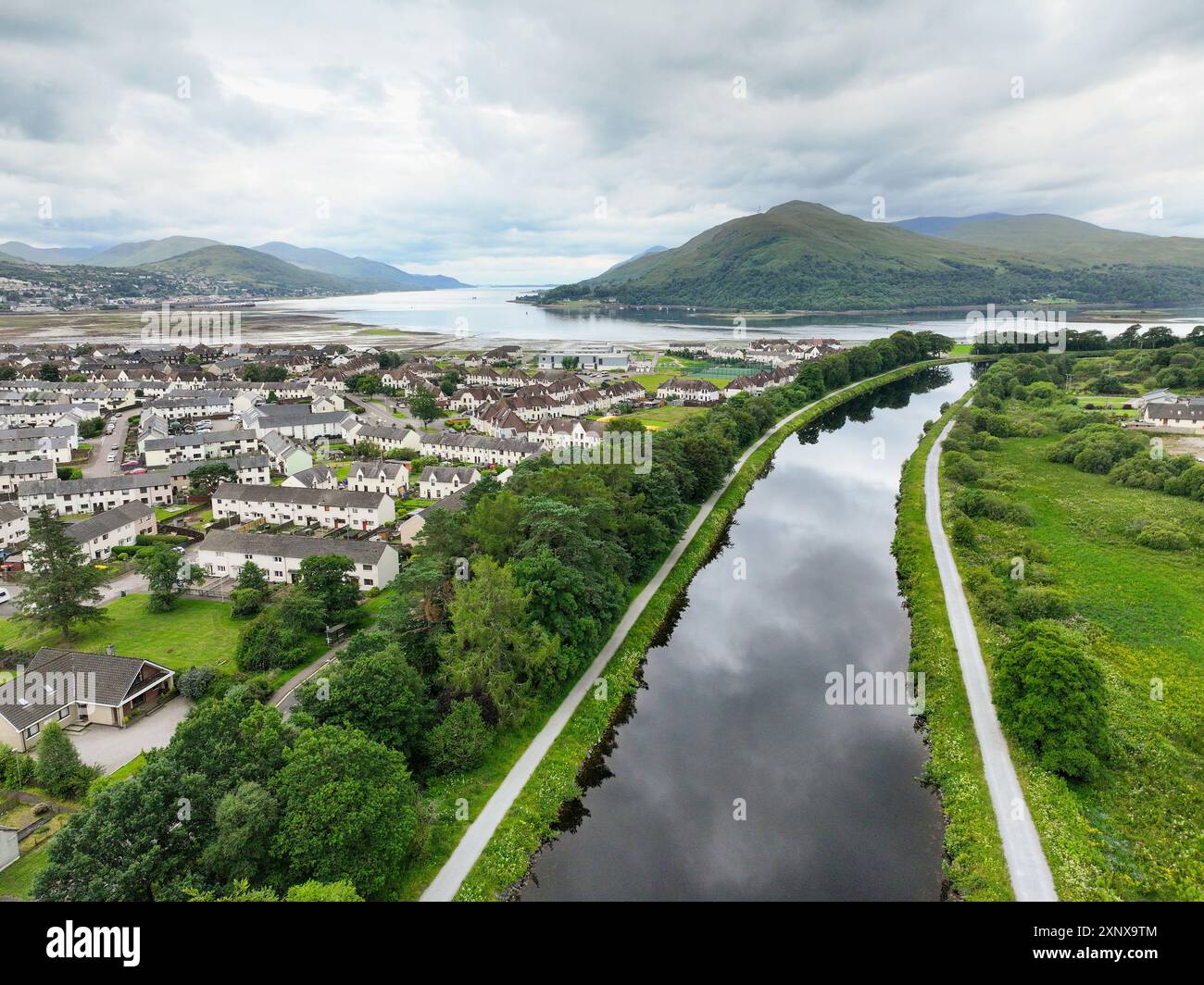 Aerial view of banavie hi-res stock photography and images - Alamy