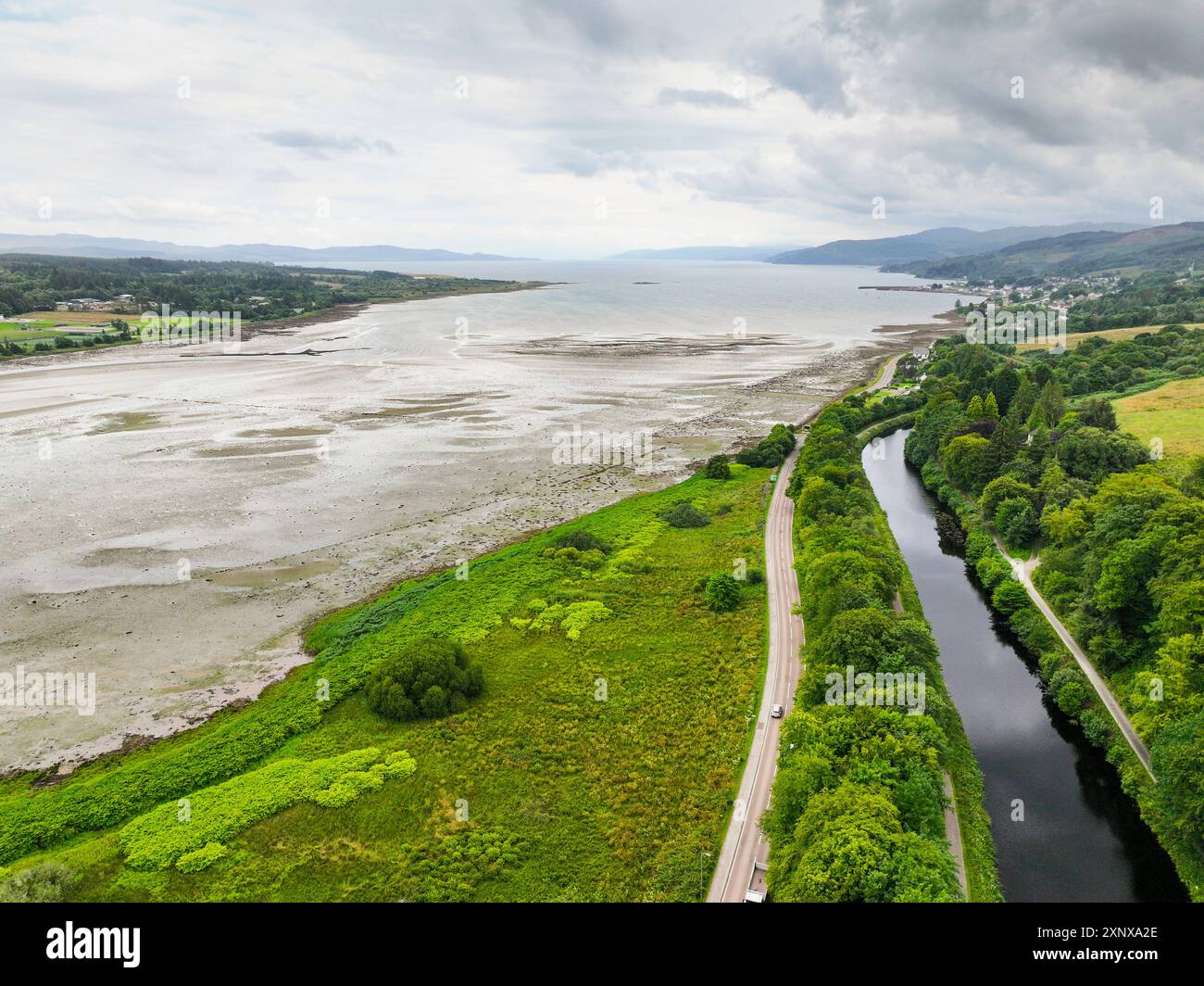 Drone canal hi-res stock photography and images - Alamy