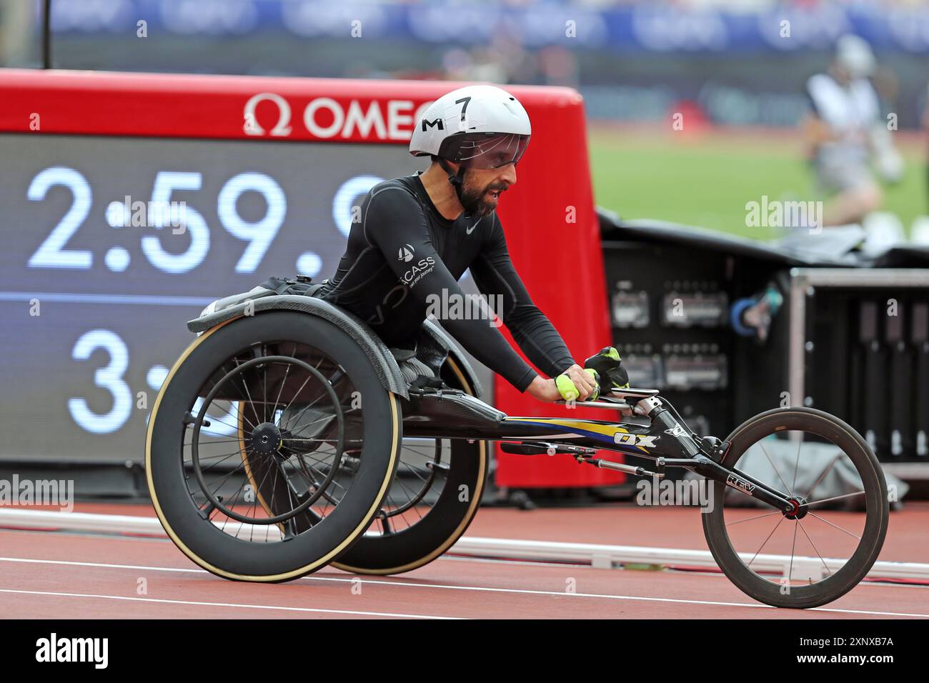 Brent LAKATOS (Canada) after winning in the Men's 1500m Wheelchair ...