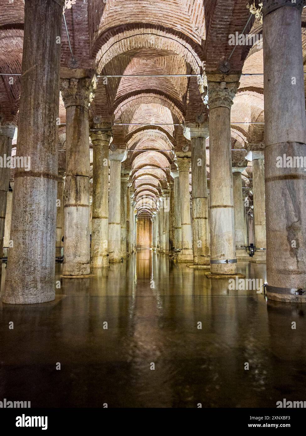 Basilica Cistern columns, Istanbul, Turkey, Europe Copyright ...