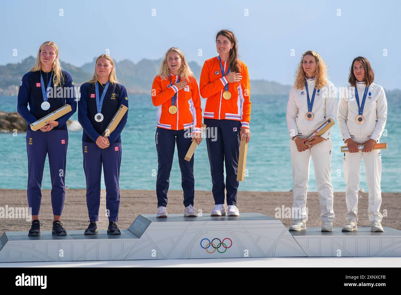 Vilma Bobeck, Rebecca Netzler (Sweden) Silver medal, Odile Van Aanholt ...