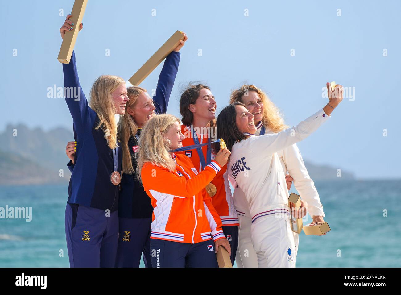 Vilma Bobeck, Rebecca Netzler (Sweden) Silver medal, Odile Van Aanholt ...