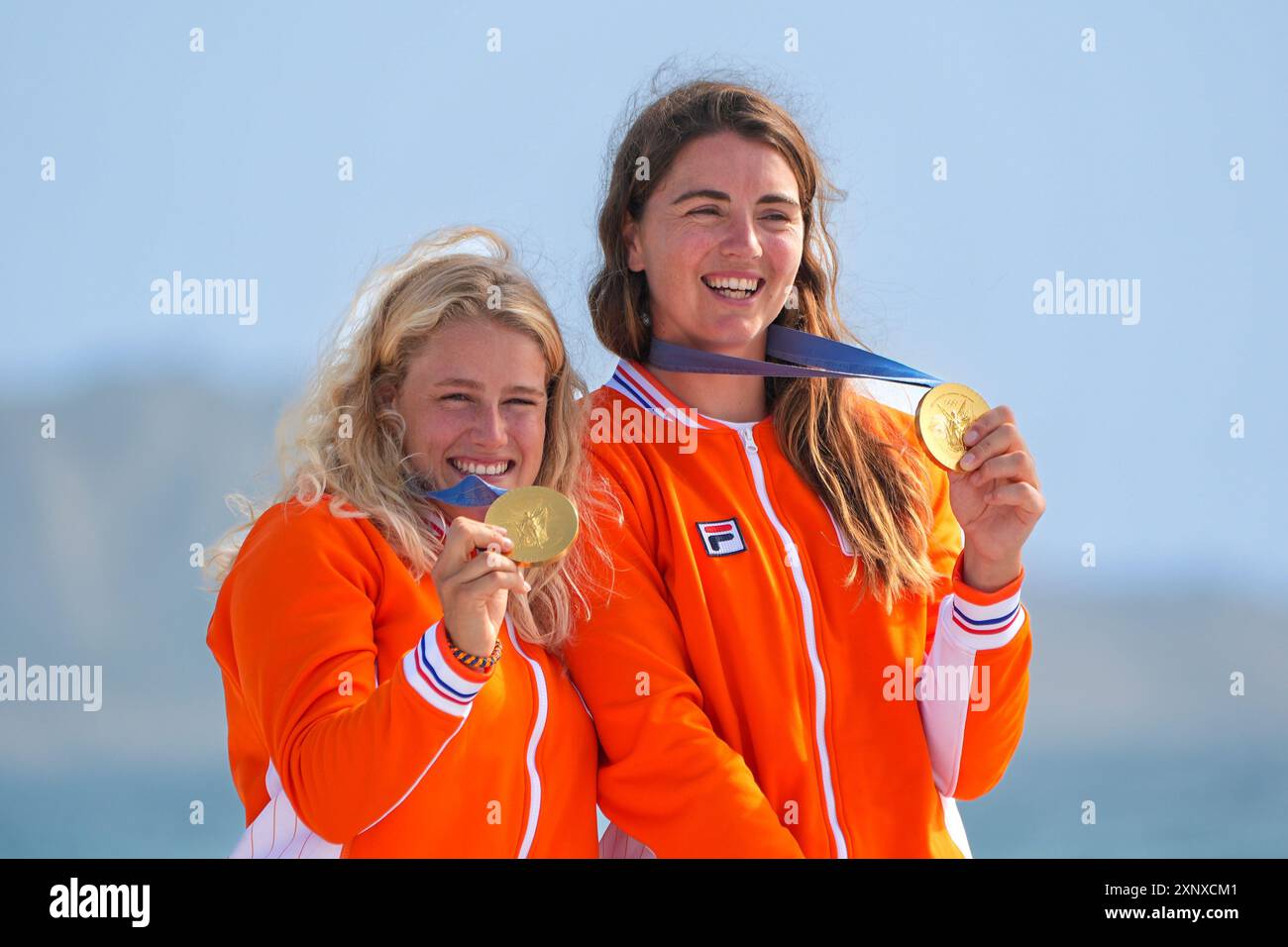 Odile Van Aanholt, Annette Duetz (Netherlands) Gold medal, Sailing ...