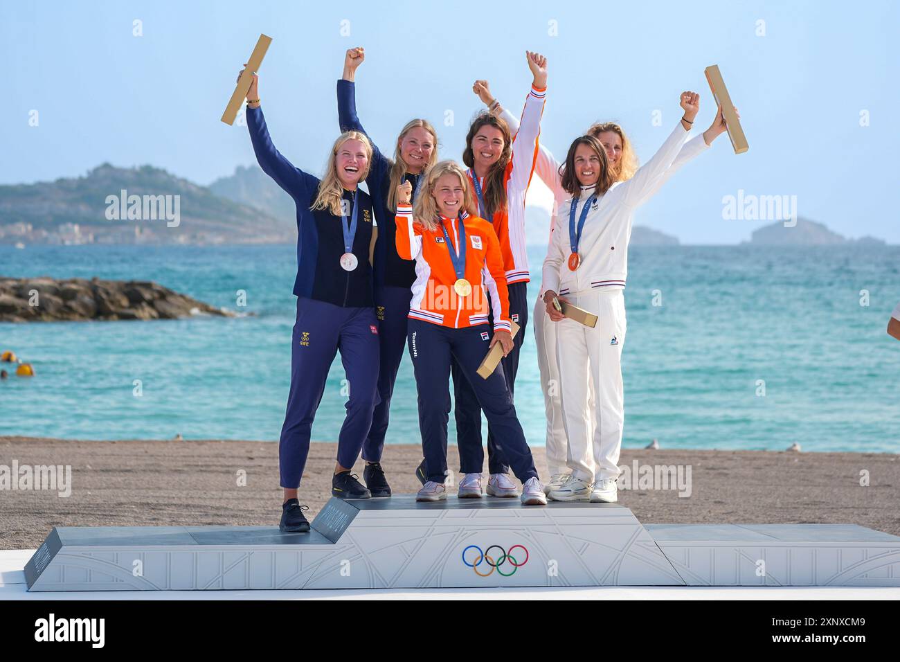 Vilma Bobeck, Rebecca Netzler (Sweden) Silver medal, Odile Van Aanholt ...