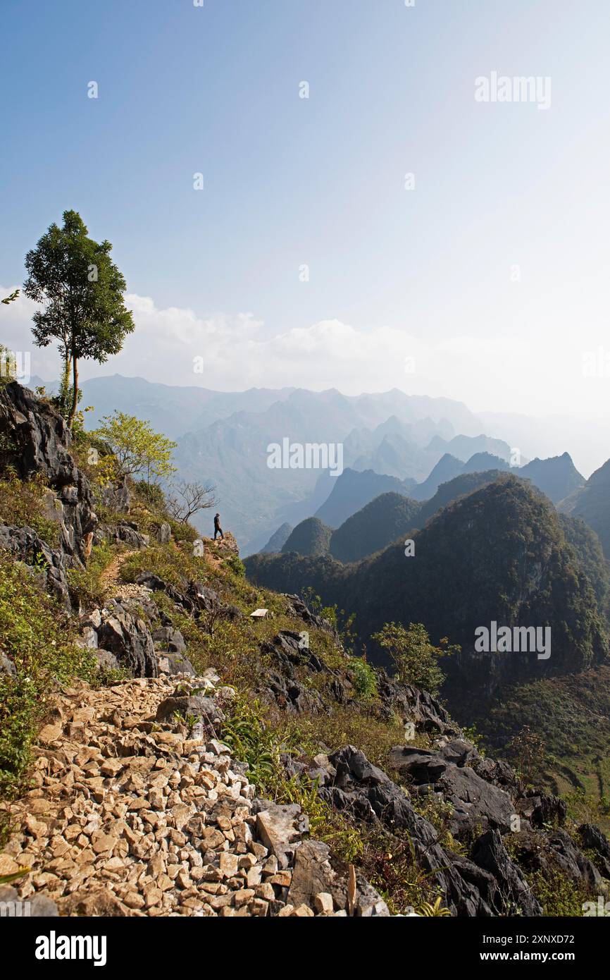 Karst rocks in the Dong Van Karst Plateau UNESCO Global Geopark, Ha ...