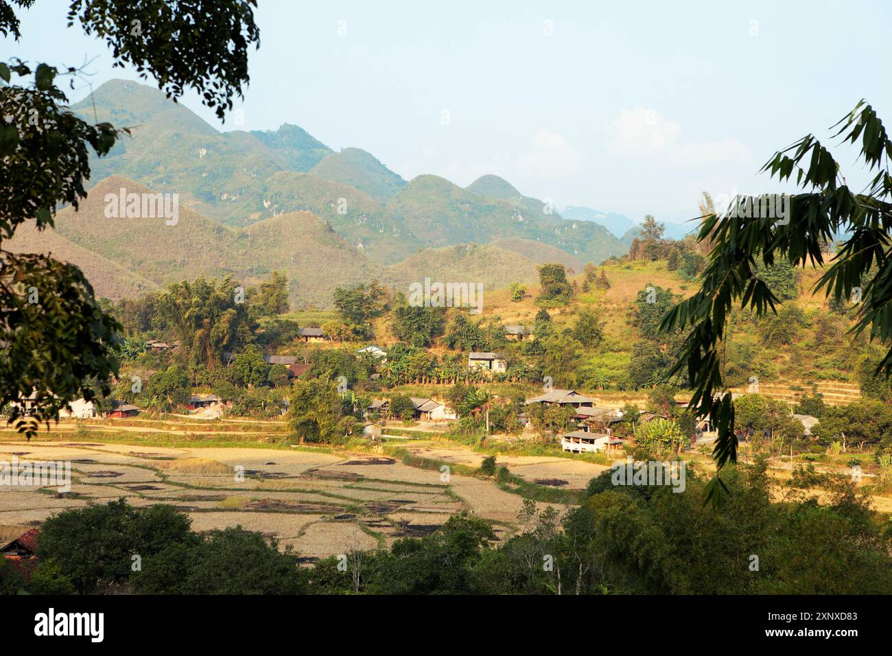 Karst hills and fields, Dong Van Karst Plateau UNESCO Global Geopark ...