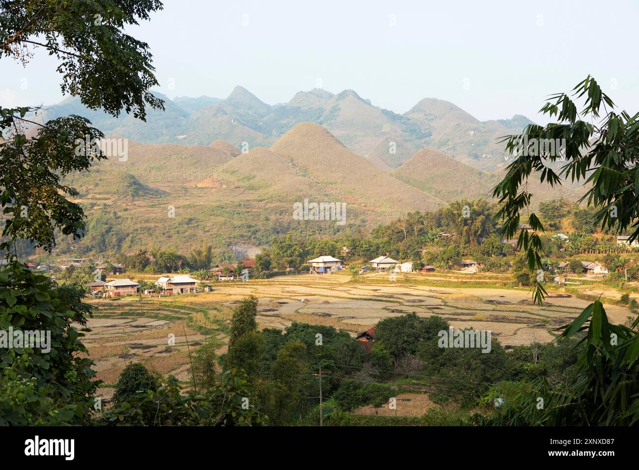 Karst hills and fields, Dong Van Karst Plateau UNESCO Global Geopark ...
