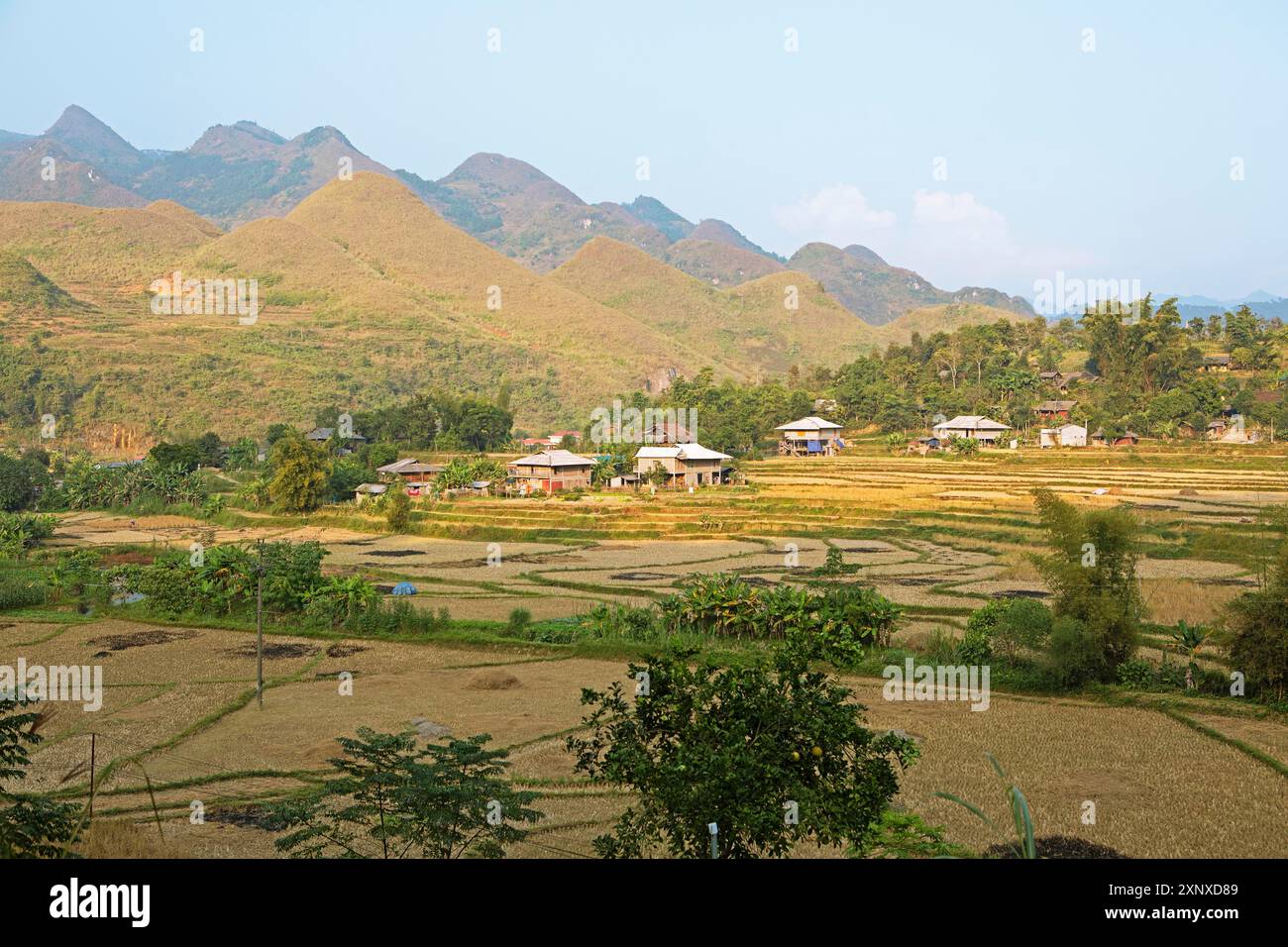 Karst hills and fields, Dong Van Karst Plateau UNESCO Global Geopark ...