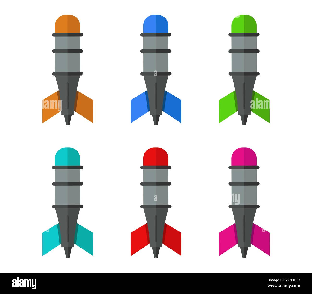 Bomb icon illustrated in vector on white background Stock Photo - Alamy