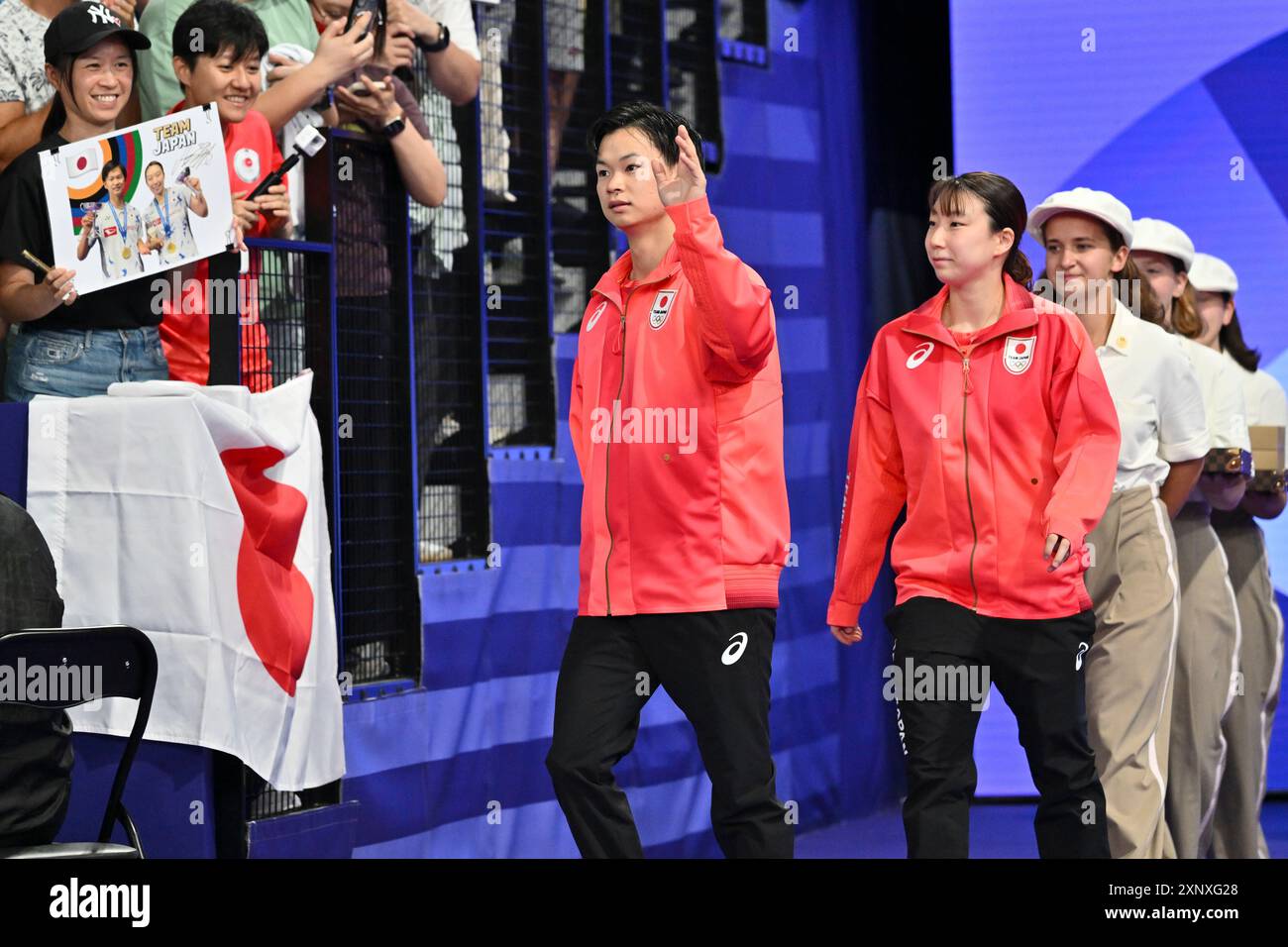 Japan team watanabe higashino jpn bronze medal hi-res stock photography ...